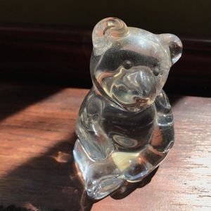 Princess House | Accents | Cute Crystal Teddy Bear Figurine By Princess ...